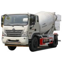 China Small FOTON Mobile Concrete Mixing Transport Truck Self Loading 4x2 190 HP 4 CBM for sale