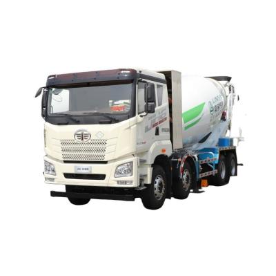 China Qingdao Jiefang JH6 410 Horsepower 8X4 CNG Concrete Mixing Truck for sale