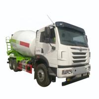China Three Axle  Faw  Cement Mixer Truck      Agitating Lorry for sale