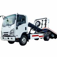 China Original Factory  I Suzu Plate  Wrecker    Traffic Clean Tow Truck  Rollback for sale