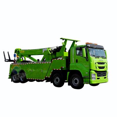 China ISUZU GIGA   30-50 Tons     Rotating Crane Trailer   Rescue Recovery Tow Trucks  Crene Truck for sale