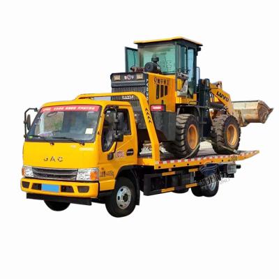 China Factory Hot Selling  JAC  5 Tons Wrecker Obstacle Tow Tractor Truck     Blockroad Broken Car for sale