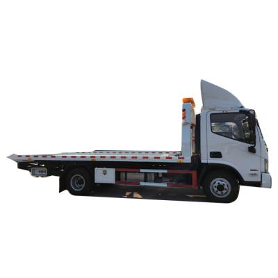 China Customized 4X2 FOTON Right Hand Driver 5 Tons Tow Trucks Wrecker Truck Flat Bed Truck With High Quality for sale