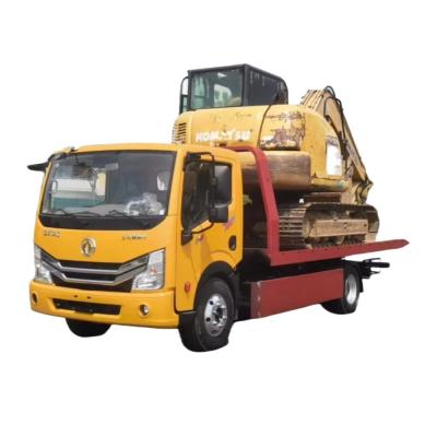 China DFAC DongFeng Heavy Duty 8 Ton Tow Truck Wrecker Flat Bed Towing Recovery Truck Tilt Tray Tow Truck for sale