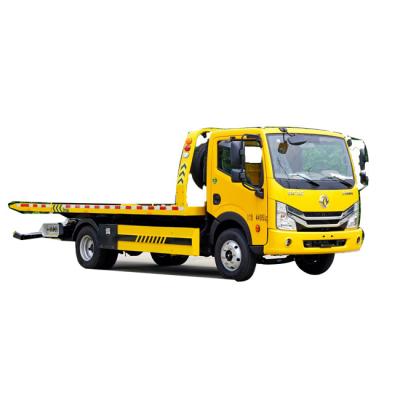 China Customized 4X2 Dongfeng 5 Tons Tow Trucks Wrecker Truck Flat Bed Truck for Road Rescue for sale