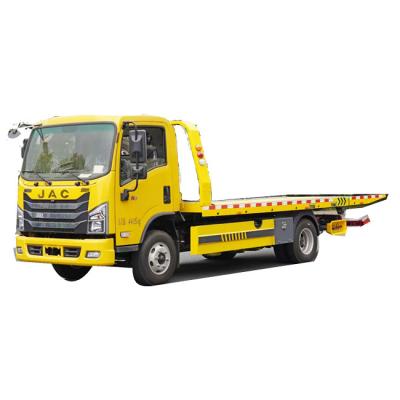 China Customized 4X2 JAC 10 Tons Tow Trucks Wrecker Truck Flat Bed Truck for Road Rescue for sale