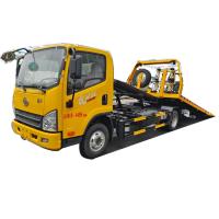 China Customized 4X2 FAW 5 Tons Tow Trucks Wrecker Truck  Langing Flat Bed Truck for Rescue for sale