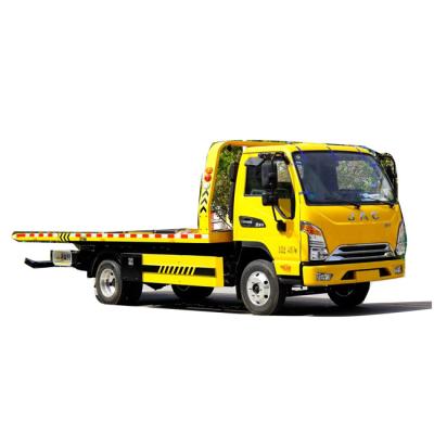 China Customized 4X2 JAC 5 Tons Tow Trucks Wrecker Truck Flat Bed Truck for Road Rescue for sale