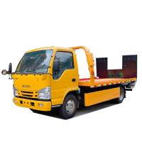 China Customized 4X2 ISUZU 5 Tons Tow Trucks Wrecker Truck Flat Bed Truck for Rescue for sale