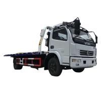 China Factory DFAC DongFeng 4Ton Tow Truck Wrecker Flat Bed Towing Recovery Truck Tilt Tray Tow Truck for sale