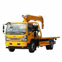 China DUOLIKA  Traffic clear Tow Truck With Crane   Road Rescue Trailer With  Crane    Blockroad Broken Car    With Crane for sale