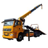 China SHACMAN  M3000    18 Tons Road Rescue Trailer With Crane   Boom Truck   Tow  Truck  With  Crane for sale