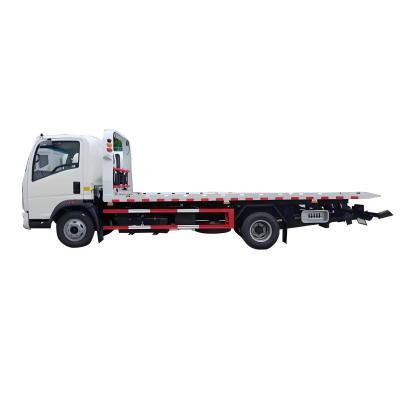 China China Factory Customized Sinotruk HOWO 5 Ton 6Ton Recovery Truck Tow Truck Body Light Duty Flatbed Platform Tow Wrecker Truck for sale