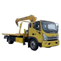 China China Factory Customized Foton Road Rescue Recovery Truck Flatbed Body Tow Wrecker Truck With Mounted Crane Tow Wrecker Truck for sale