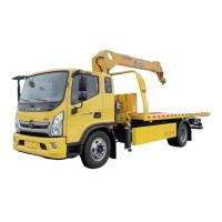 China China Factory Customized Foton Recovery Truck Flatbed Tow Wrecker Truck With Mounted Crane Tow Wrecker Truck for sale