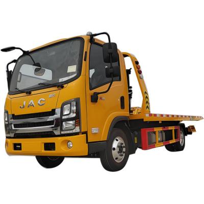 China Factory Directly Supply JAC 5 Tons 8 Tons 5.3 M Flatbed Truck Wrecker Truck Wrecker Truck Body Towing Wrecker for sale