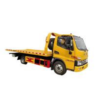 China Factory Best Selling JAC  V5 Wrecker Truck Single Row of Three Seats Small Mini  Light Duty Flatbed Platform Tow Wrecker Truck for sale