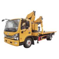 China DUOLIKA  4 * 2     Wrecker With Crane   5 Tons Truck Mounted Crane  Tow Truck With Cane for sale