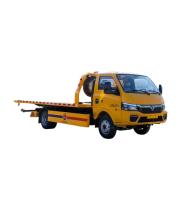 China Factory Price DFAC DongFeng 3 Ton Mini Light Duty Tow Truck Wrecker Flat Bed Towing Truck Rollback Tow Truck for sale