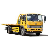 China Factory Directly Sales 4X2 FAW Wrecker Truck 6 Tons One Tow Two Flatbed Tow Truck for sale