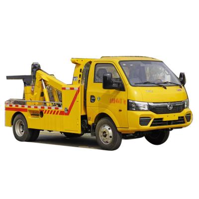 China Dongfeng Wrecker Truck 3-5tons 4x2 Lightweight  Dragging Towing Trucks  Wrecker Truck Road-block Removal for sale