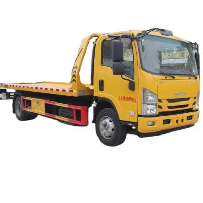 China Factory ISUZU KV100 3 Ton Tow Truck Small Flatbed Wrecker Truck Tow Truck for sale
