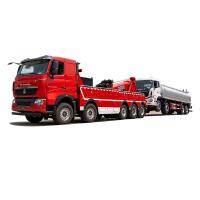 China Howo Right Hand Drive Rotator Heavy Duty Wrecker Tow Truck 60 Ton Wrecker Towing Truck for sale