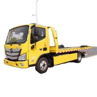 China Heavy Duty Truck Haowo Light 4X2 3-5 Ton Equipment Used Flat Trailer Trailer for Sale for sale