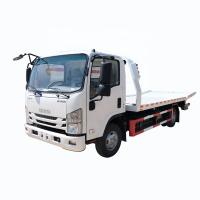 China I  Suzu 3-4 Tons    Street  Flatbed Wrecker   Tow Truck    Road Block Removal Truck for sale