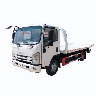 China I  Suzu 3-4 Tons    Street  Flatbed Wrecker   Tow Truck    Road Block Removal Truck for sale