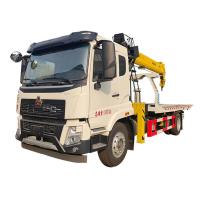 China Hot sale Sinotruk Howo New LHD RHD 10ton Street Wrecker Flat Bed Tow Truck Mounted Crane for sale