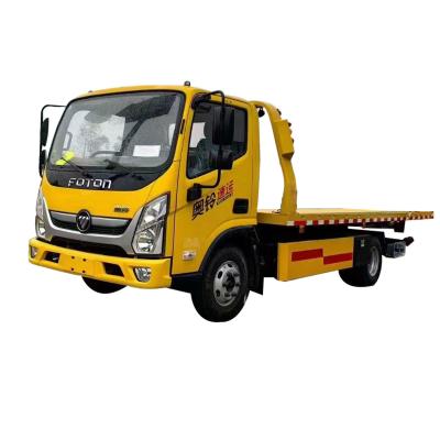 China Factory Price Foton Brand Good Quality 4x2 3-5ton Flatbed Wrecker Diecast Tow Trucks for sale