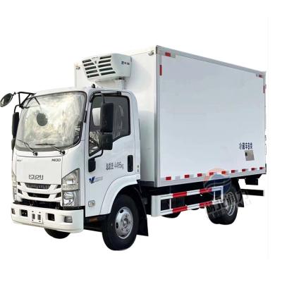 China Original Factory I SUZU M100  Single  Row  Refrigerated Vehicle       Van Refrigerator Truck   Cool Chain Vehicle for sale