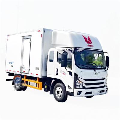 China New JMC Wide Body Half Row  Refrigerated Truck     Refrigerator Truck for sale