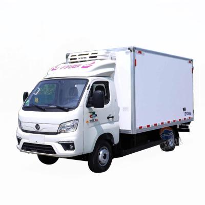 China Factory Low Price FOTON  M2  Mini  Van Refrigerator Truck   Cold Storage Car     Reefer Truck for sale