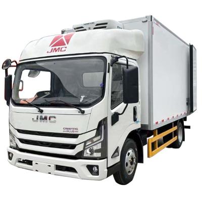 China New Model JMC T822 Carrying Plus Refrigerator Truck JMC Freezer Truck JMC Van Truck for Sales for sale