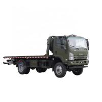 China Isuzu 4x4  5-8 Tons Multifunction Plat Form Wrecker Body Tow Truck All-wheel Drive	 Roll Back  4wd Truck for sale