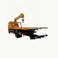 China Dongfeng Kingrun 8 Tons Road Rescue Trailer With 8 Tons Crane     Boom Truck  Lifting Truck for sale