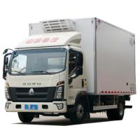 China Hot Sales New Model HOWO 4x2  Lightweight Refrigerator Truck Freezer Van Transportation Truck for sale