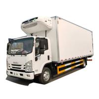 China Hot Sales New Model ISUZU 4x2  Lightweight Refrigerator Truck Freezer Van Transportation Truck With Hydraulic Lift Gate for sale