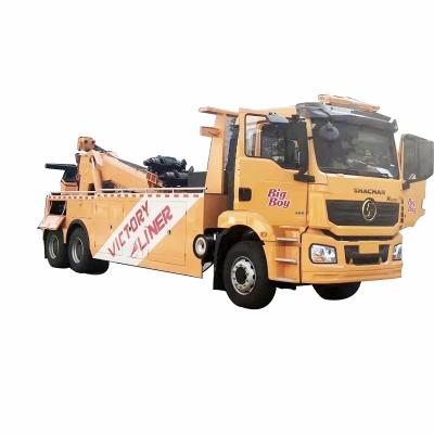 China Shacman Automobile 20-ton Tow-and-Crane One-piece Obstacle Remover for sale