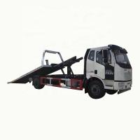 China FAW  10 Tons Flatbed Wrecker  Road-block Removal Truck   Blockroad Broken Car for sale