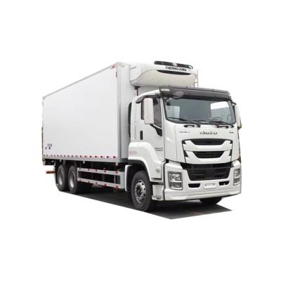 China Customized  ISUZU 6x4 6.8M  Refrigerator Trucks  Freeze Van Refrigerator Truck Wagon for Sales for sale