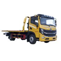 China Huashen  5-8 Tons Flatbed Trailer Wrecker Truck   Tow Trucks for sale