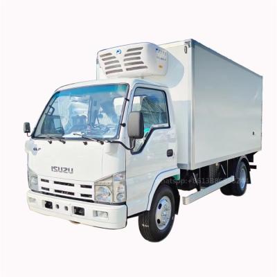 China Factory Hot Sale of  I  Suzu   White  Small  Export   Chilled Truck     Refrigerator Truck     Reefer Truck for sale