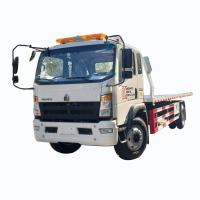 China SINO  4*2  8 Ton Flatbed Trailer Wrecker Truck  Body    Tow Trucks     Blockroad Broken Car for sale