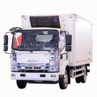 China Factory Hot Selling Isuz U     ELF   Refrigerated  Van Box Truck   Cold Storage Car 	refrigerator Truck      Freezer for sale