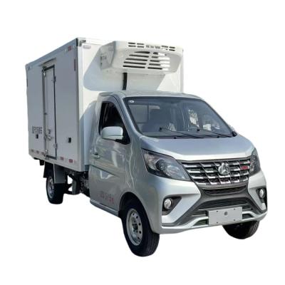 China Factory Customized Changan Small Mini Light Refrigerator Truck Freezer Food Meat Container Refrigerated Box Truck for sale