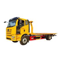 China FAW  8-10 Tons Multifunction Plat Form Wrecker Body Tow Truck   Towing Truck for sale