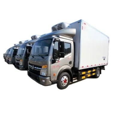 China Cheapest 4*2 New Brand Chassis 4.2M   Refrigerated Trucks Van Refrigerator Truck Wagon for F for sale